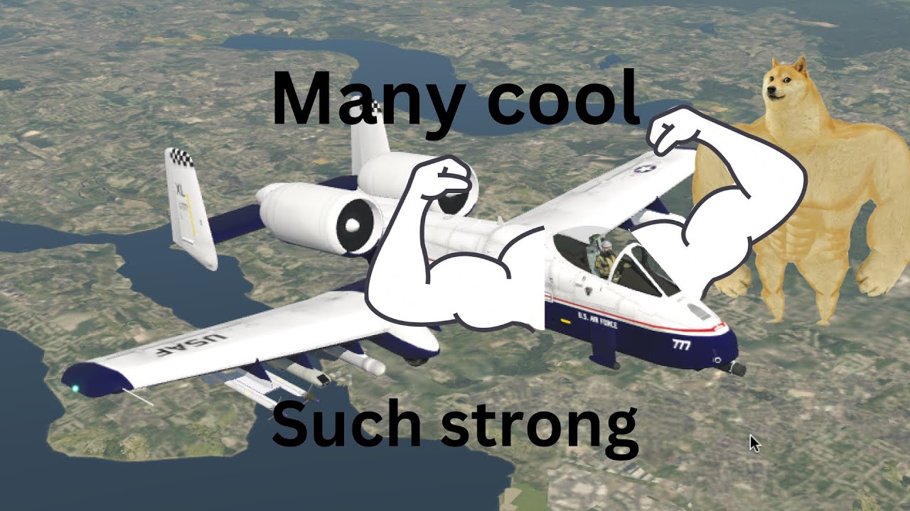 How Fast Can The A-10 Warthog/Thunderbolt II Roll? - YouTube