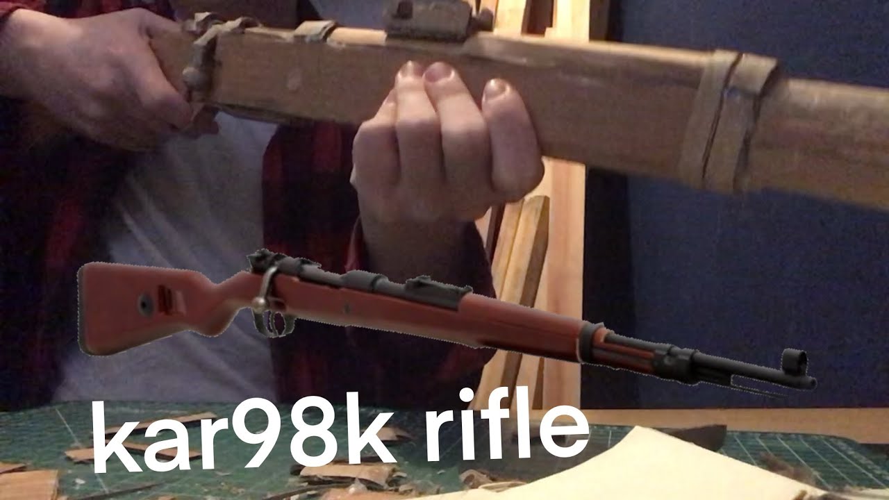 How I made my kar98k out of cardboard (tutorial) - YouTube