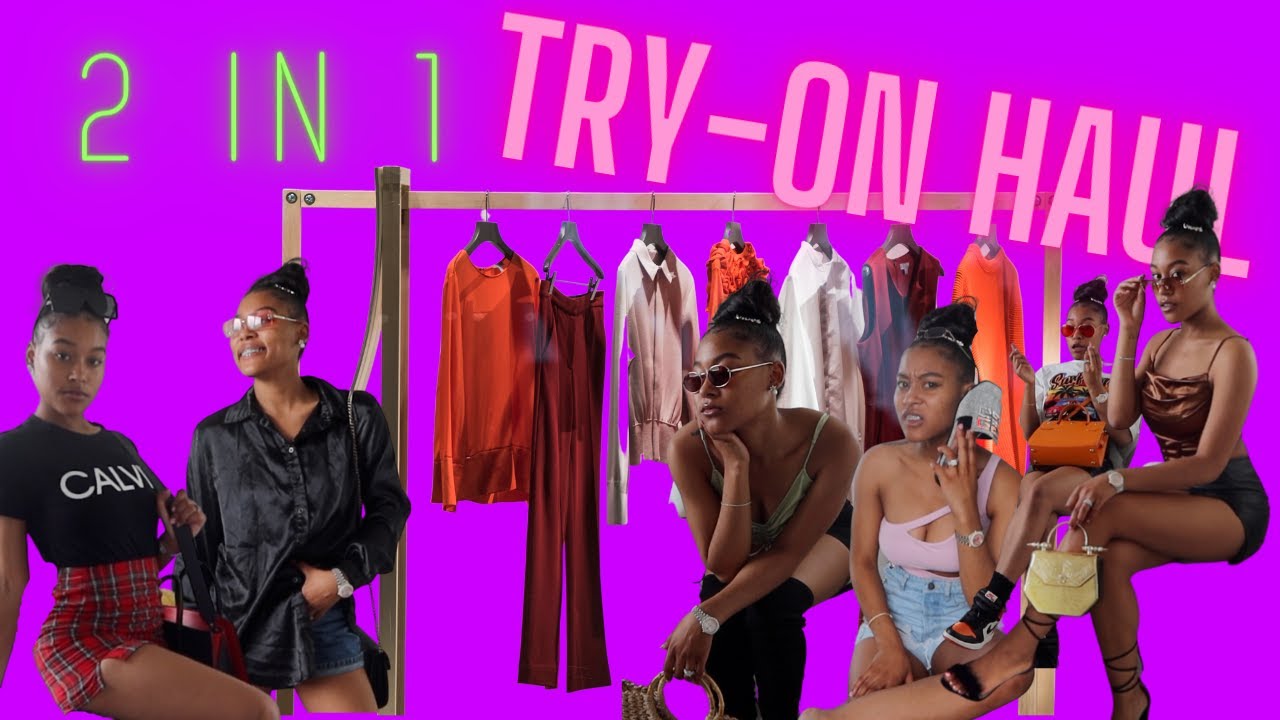 2 in 1 Clothing Haul - YouTube
