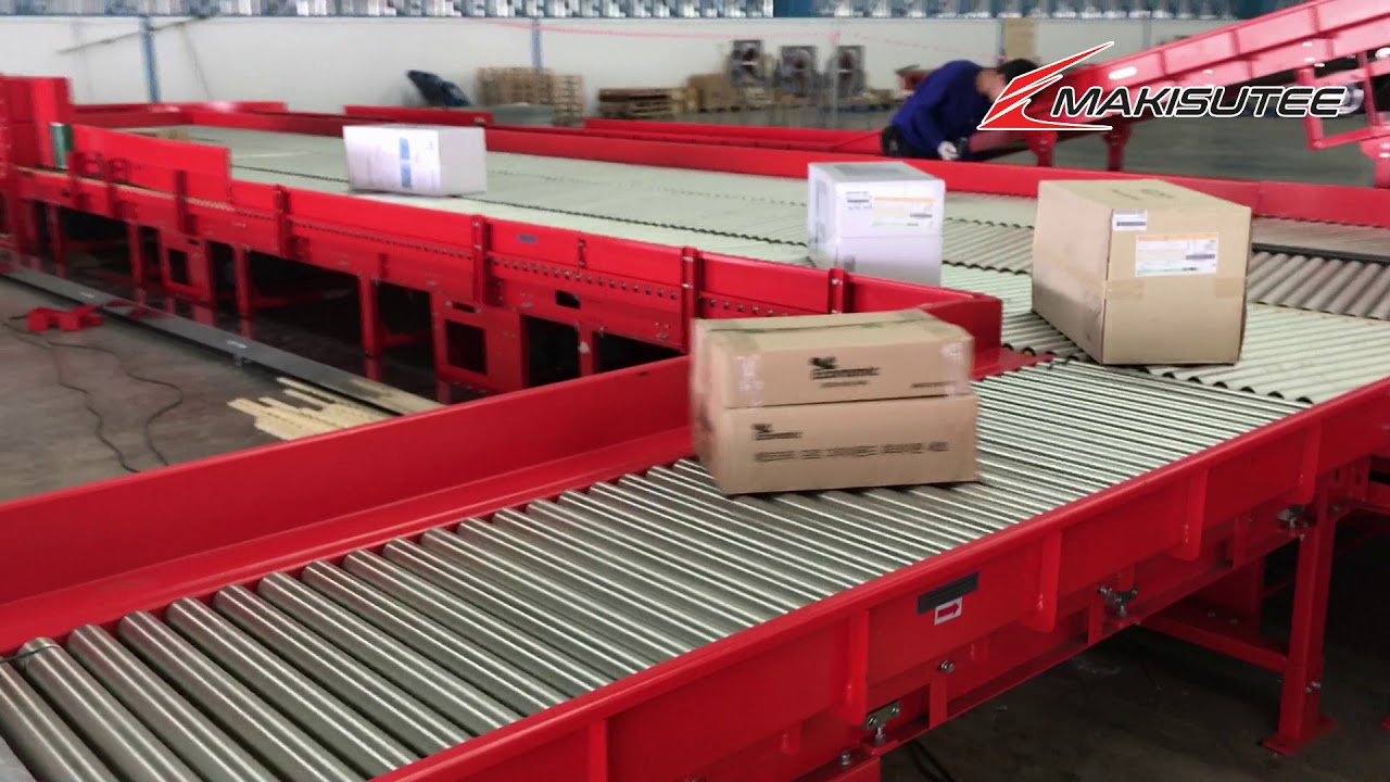 Sortation Conveyor Systems-MAKI SUTEE - YouTube
