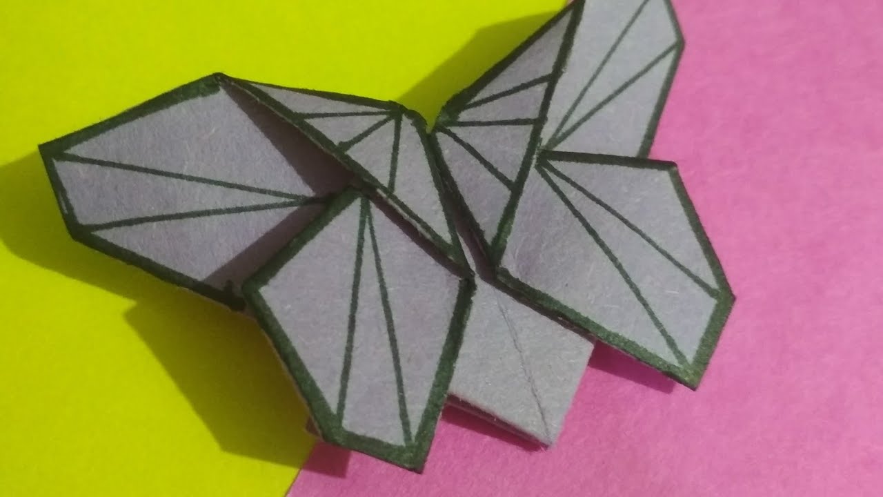 Butterfly Bookmark 🦋| DIY CRAFT STUDIO| #Origami Paper Butterfly ...