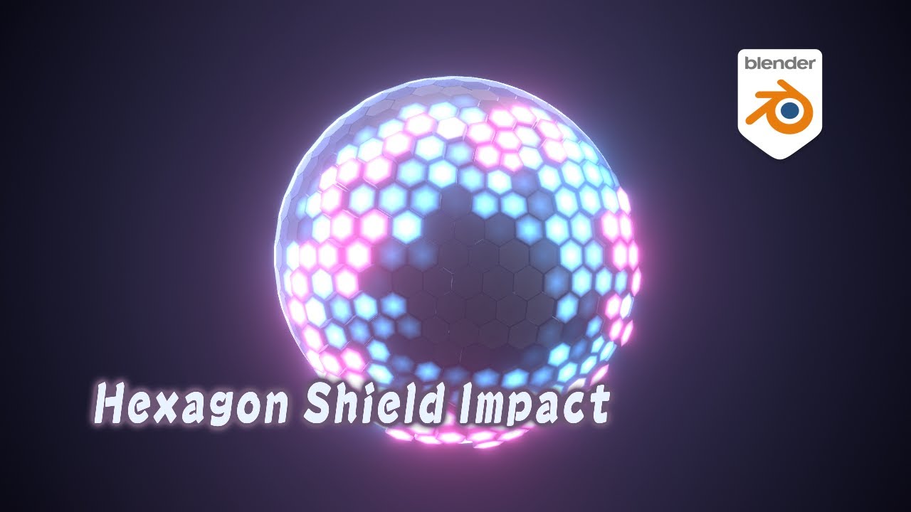 [Tut] Hexagon Shield Impact - Blender Geometry Nodes 3.1 Field - YouTube