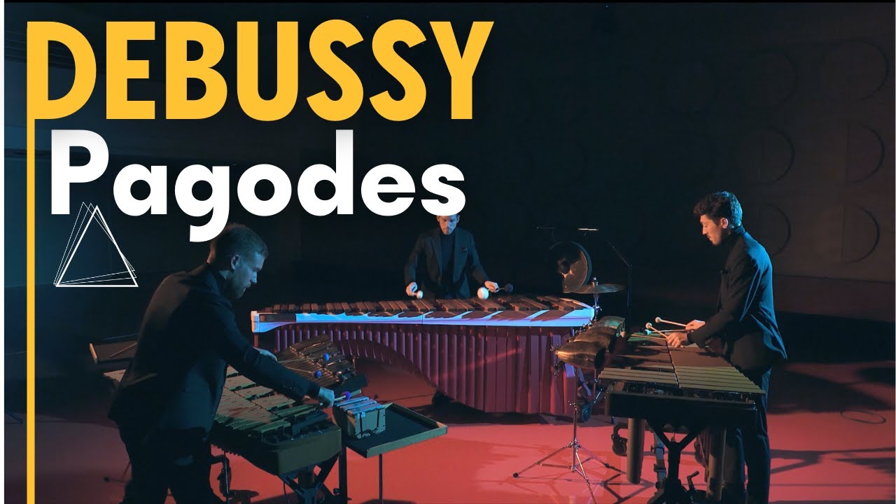 Claude Debussy: Estampes - 1. "Pagodes" - for Percussion-Trio - YouTube