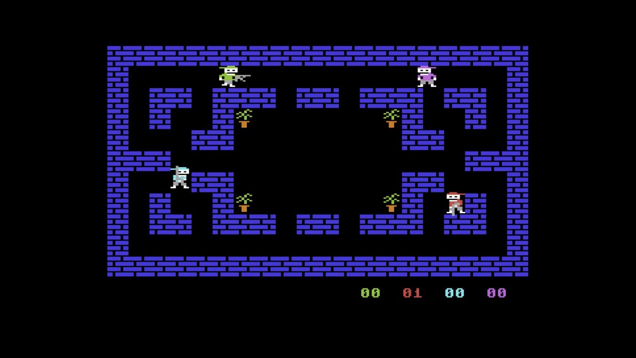 SHOTGUN - C64 4-Player Death Match | gameplay - YouTube