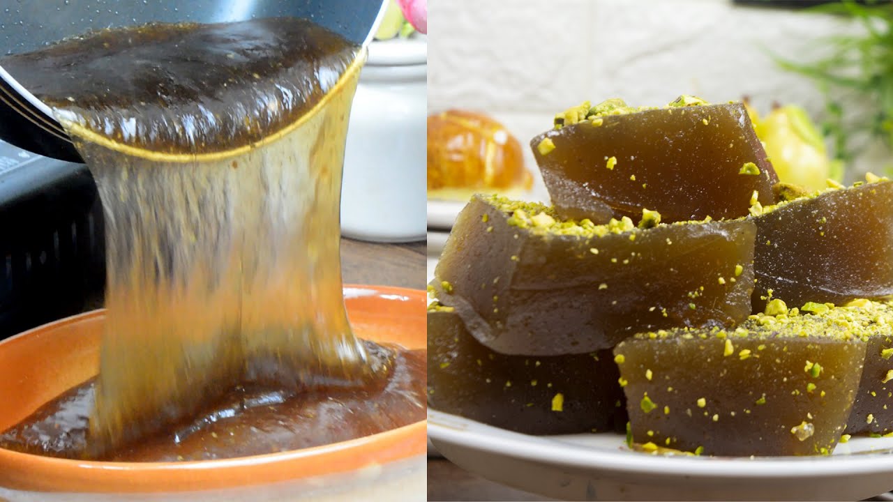 ابسط طريقة للحلوى الصومالية | Somali Halwa - YouTube