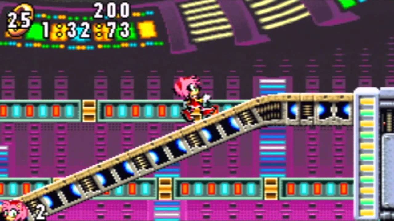 Sonic Advance - Amy : Cosmic Angel Zone - YouTube