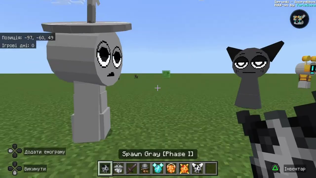 🎮 Minecraft Bedrock | Строим SPRUNKI LAND с аддоном Sprunki ...