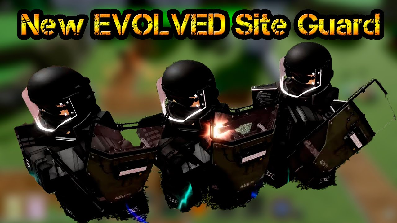 New EVOLVED Site Guard Roblox SCP Tower Defense - YouTube