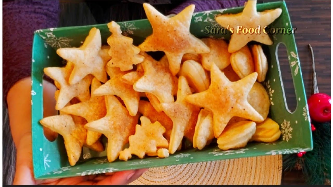 Christmas Crispy Cookies || 3 Minutes Recipe - YouTube