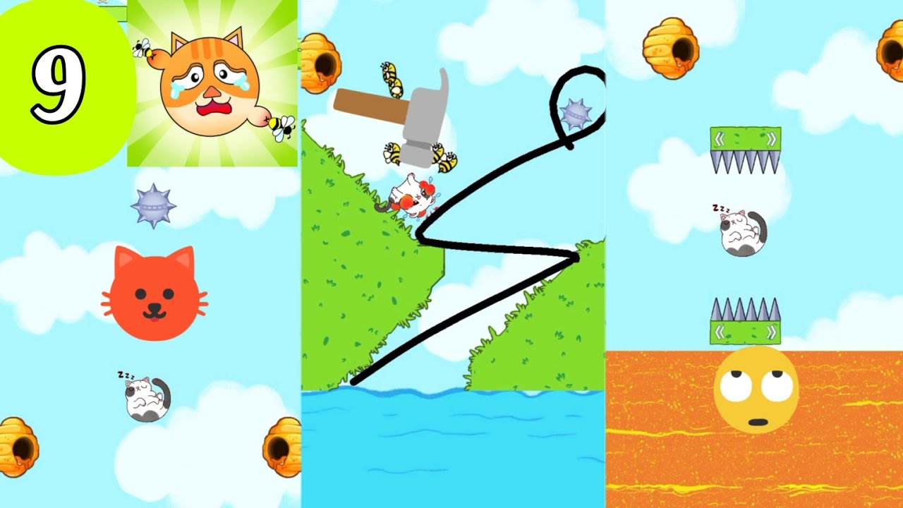 seve the cat cartoon game cartoon video games seve cat part 9 ios ...