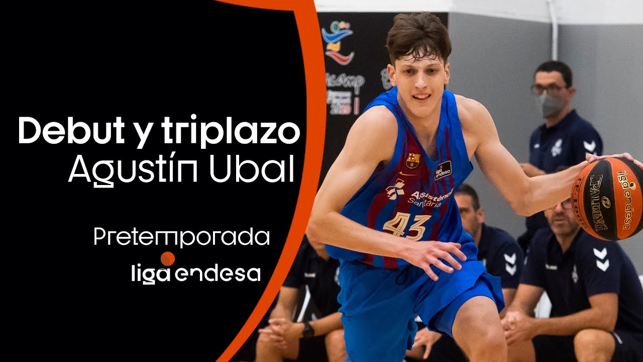 AGUSTÍN UBAL: debut con triplazo con el Barça | Pretemporada Liga ...