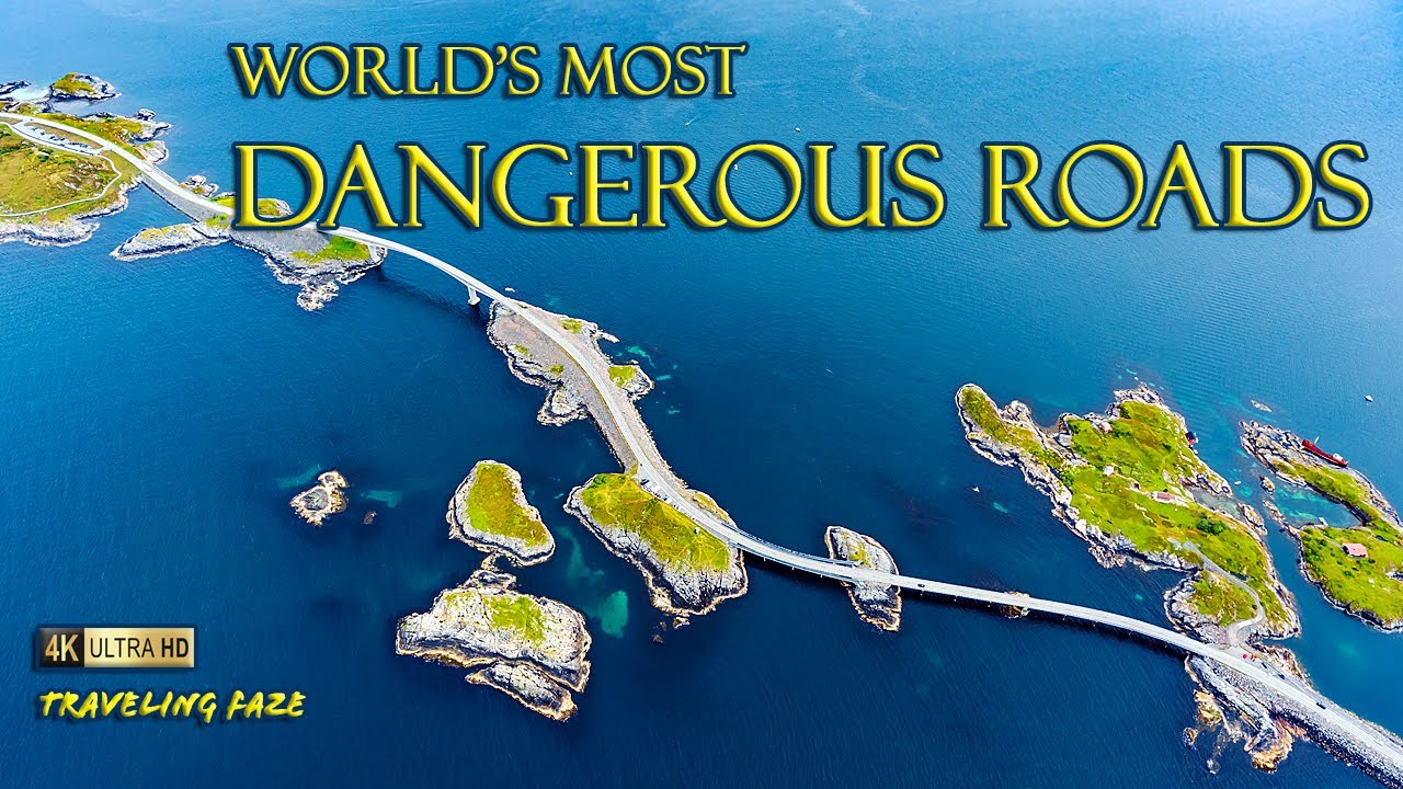 Top 5 World's Most Dangerous Roads!! They're Beautiful But Beware!! [4K ...