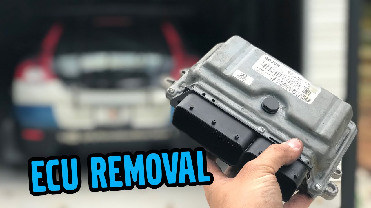 Volvo C30, ECU Removal - YouTube