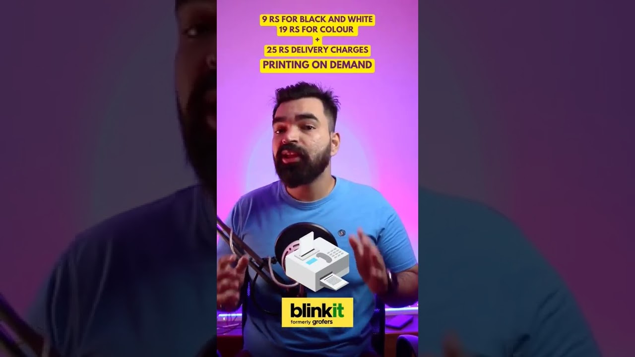 Printing on demand #blinkit Zomato-owned quick commerce firm Blinkit ...