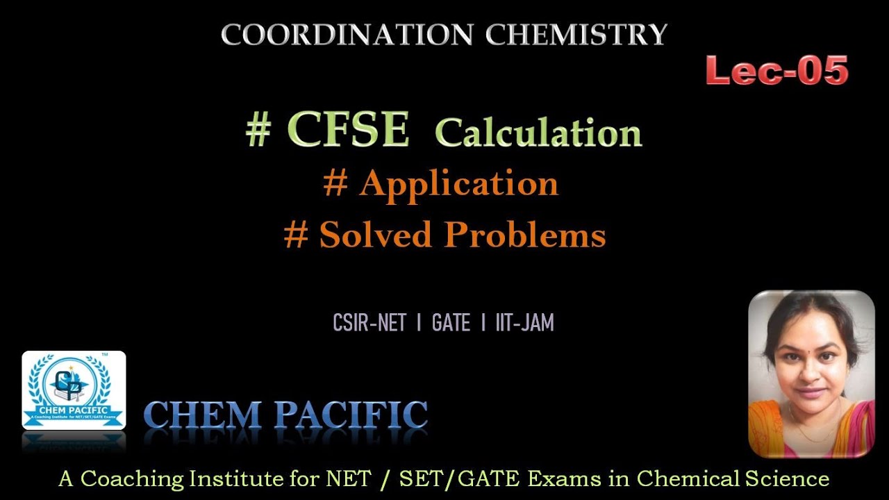 CFSE Calculation I Coordination Chemistry I Lec 05 - YouTube