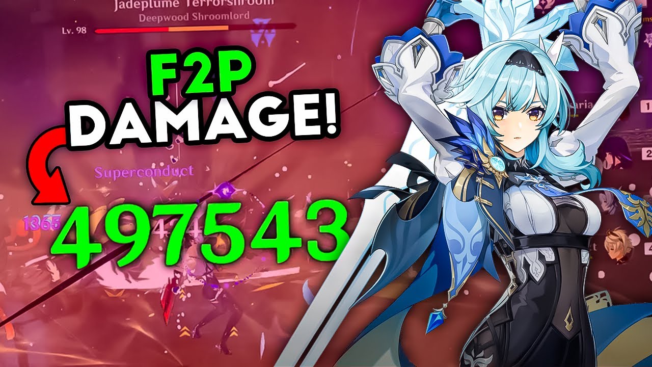 Genshin Impact: Ultimate F2P Eula Build Guide🌟 - YouTube
