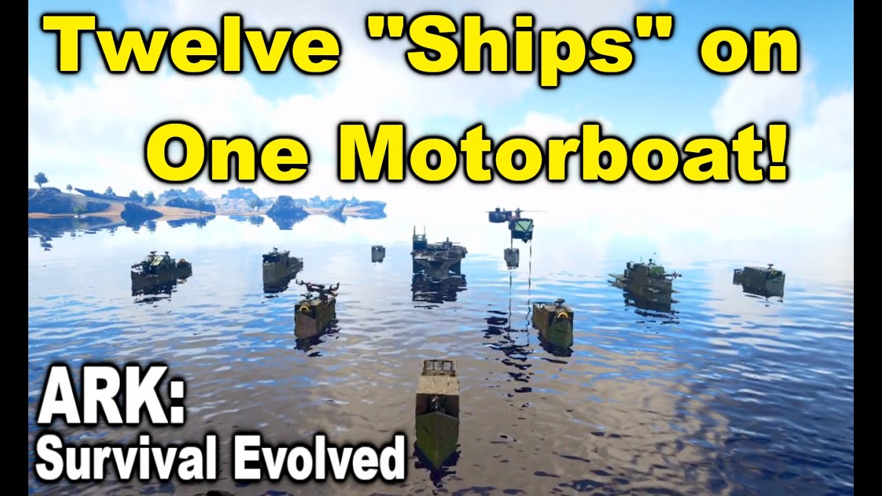 Ark:SE - 12 Ships on ONE Raft! - SuperDooM's Zeta Fleet - YouTube
