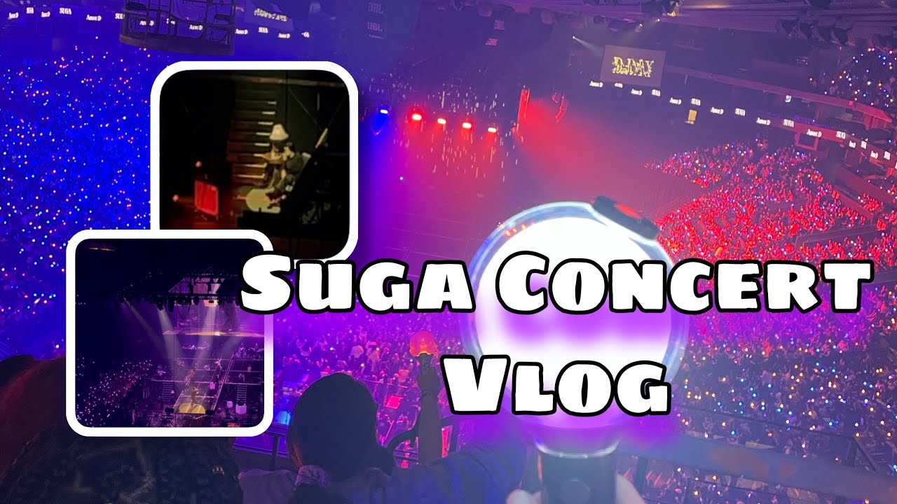 Suga Concert Vlog in Oakland (day 2) - La Moyu - YouTube