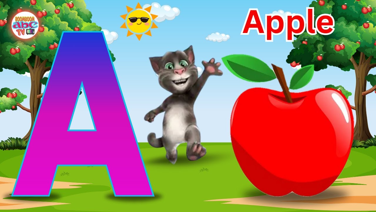 ABCD Rhymes for Kids | ABCD Learning Video for Baby | A For Apple ...