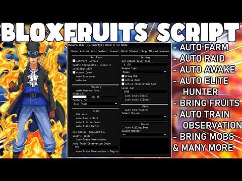 🎄🎅[XMAS] Blox Fruits PC/MOBILE Script: [Mukuro Hub] | Auto Farm, Auto ...