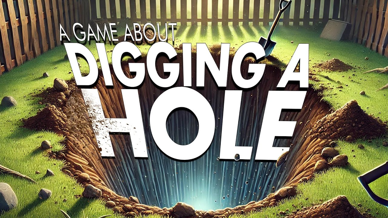 I Dug a Hole for 1 HOUR... And Somehow I Got INSANE 😂 | A Game About ...