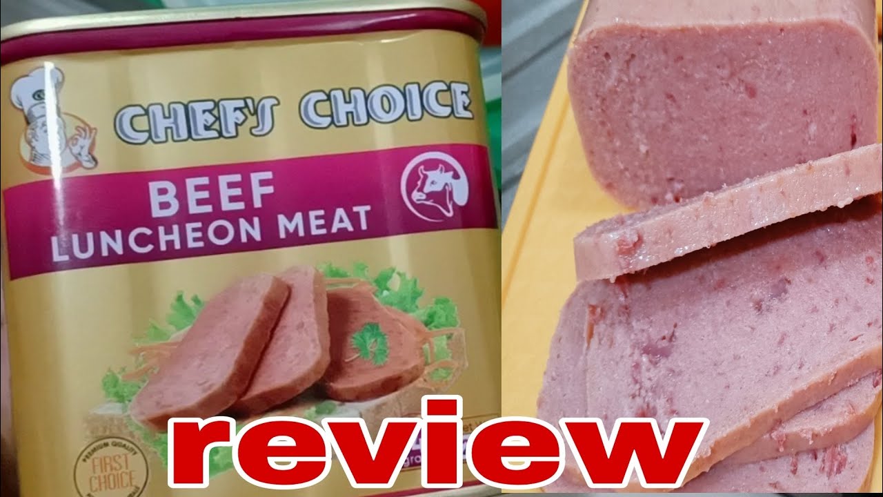 TASTE TEST BEEF LUNCHEON MEAT CHEFS CHOICE - YouTube