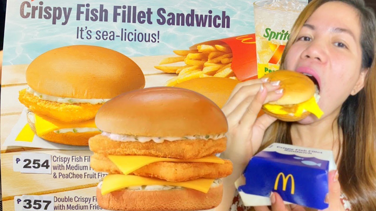 NEW CRISPY FISH FILLET SANDWICH AT MCDONALD'S | IT'S SEA-LICIOUS - YouTube