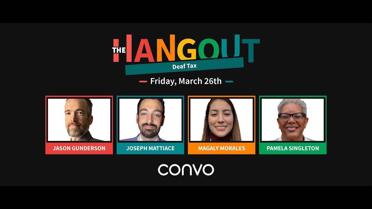 Deaf Tax - THE HANGOUT - Convo - YouTube
