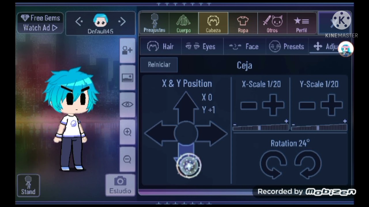 Como crear a bf en gacha club - YouTube