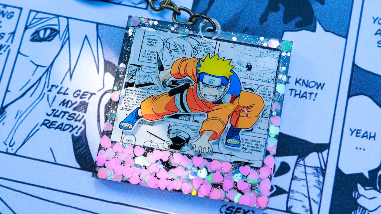 Custom Picture Keychain Manga Resin keychains | Personalized Resin ...