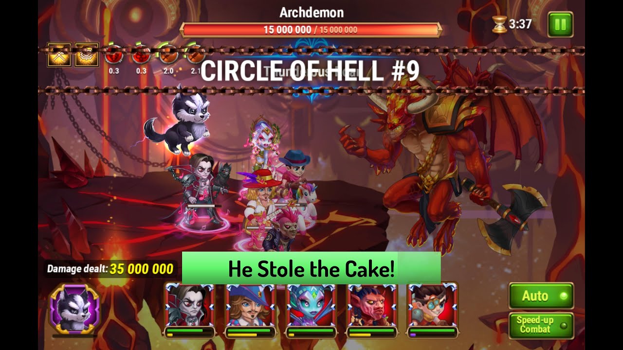 Hero Wars — Archdemon's Revenge During the 7th Anniversary Event - YouTube