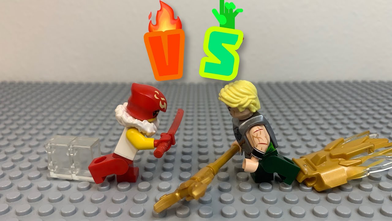 Ninja vs knight (Lego animation) - YouTube