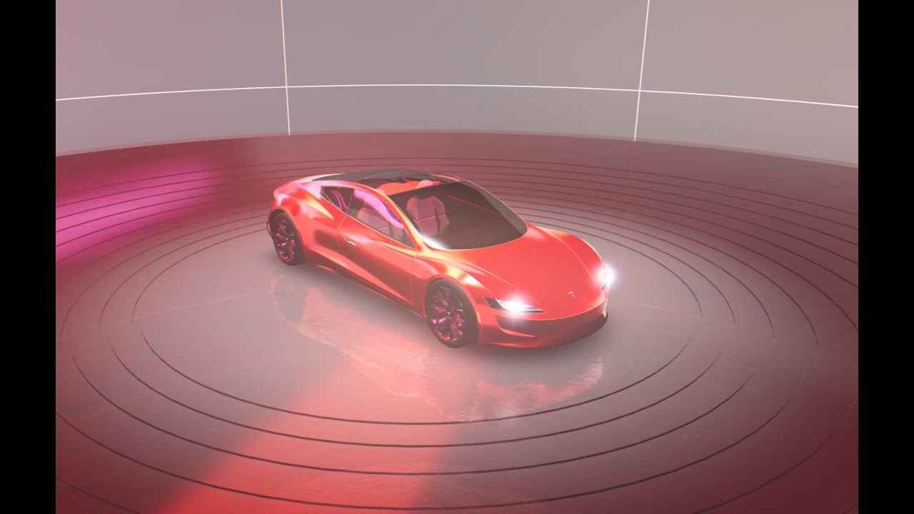 React Three Fiber Car Lights Animation - YouTube