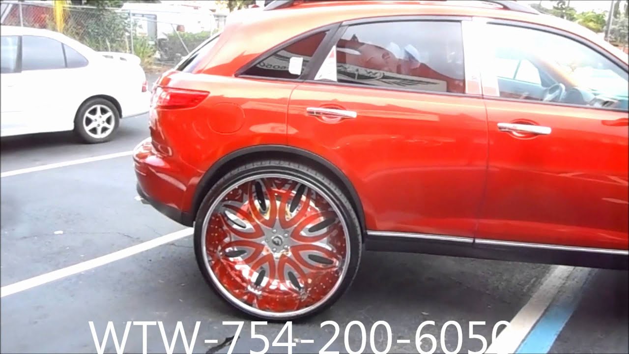 AceWhips.NET- WTW Customs Broward- TIM's Candy Orange FX35 Infiniti on ...