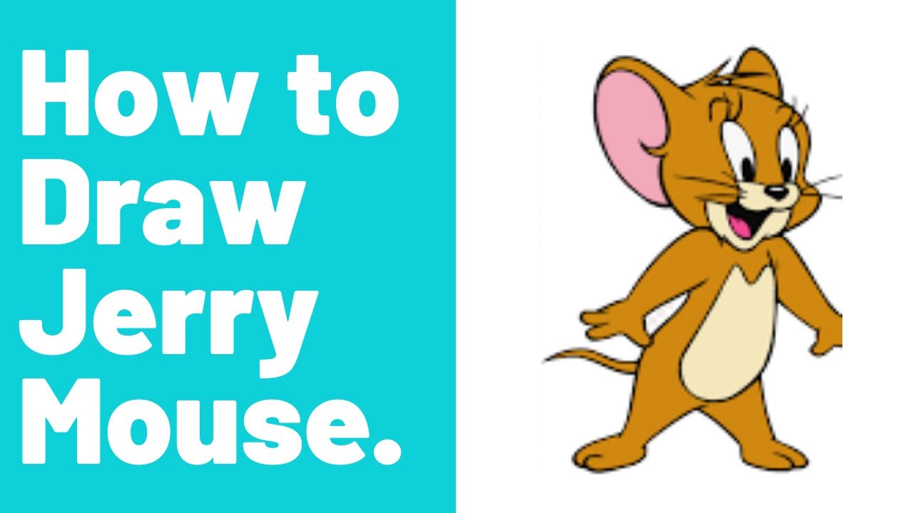 How to Draw Jerry Mouse. Tom and Jerry - YouTube
