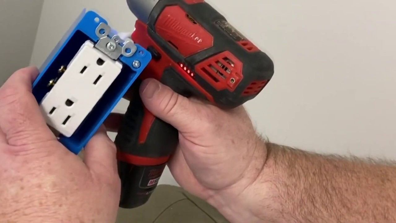 Installing a Receptacle and Utility Cabinet - YouTube