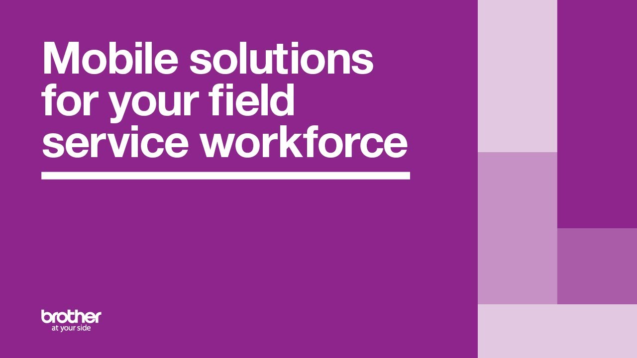 Brother UK - mobile solutions for your field service workforce - YouTube