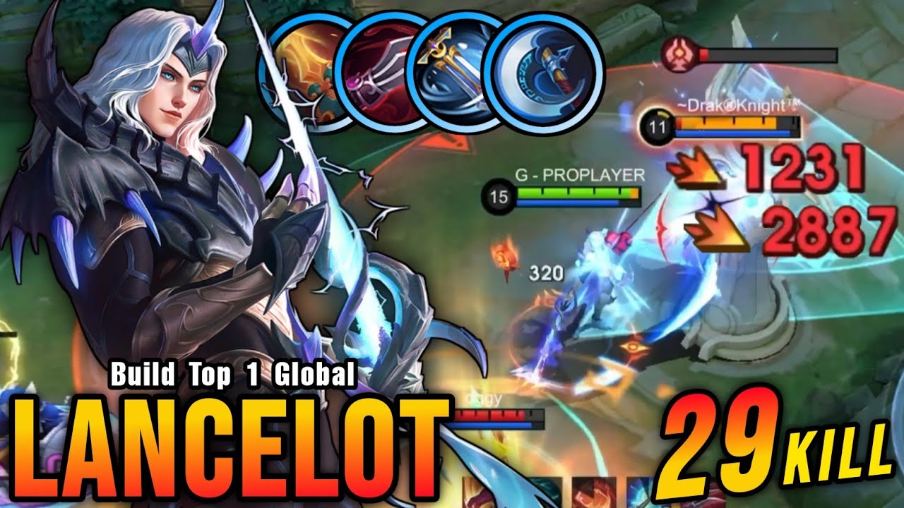 29 Kills!! One Shot Build Lancelot Crazy Critical Damage!! - Build Top ...