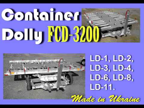 Container Dolly 4 0 Ton LD 1, LD 2, LD 3 - LD11 - YouTube