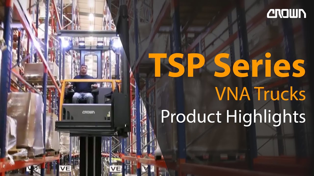 Crown VNA Trucks | TSP Series | Product Highlights - YouTube
