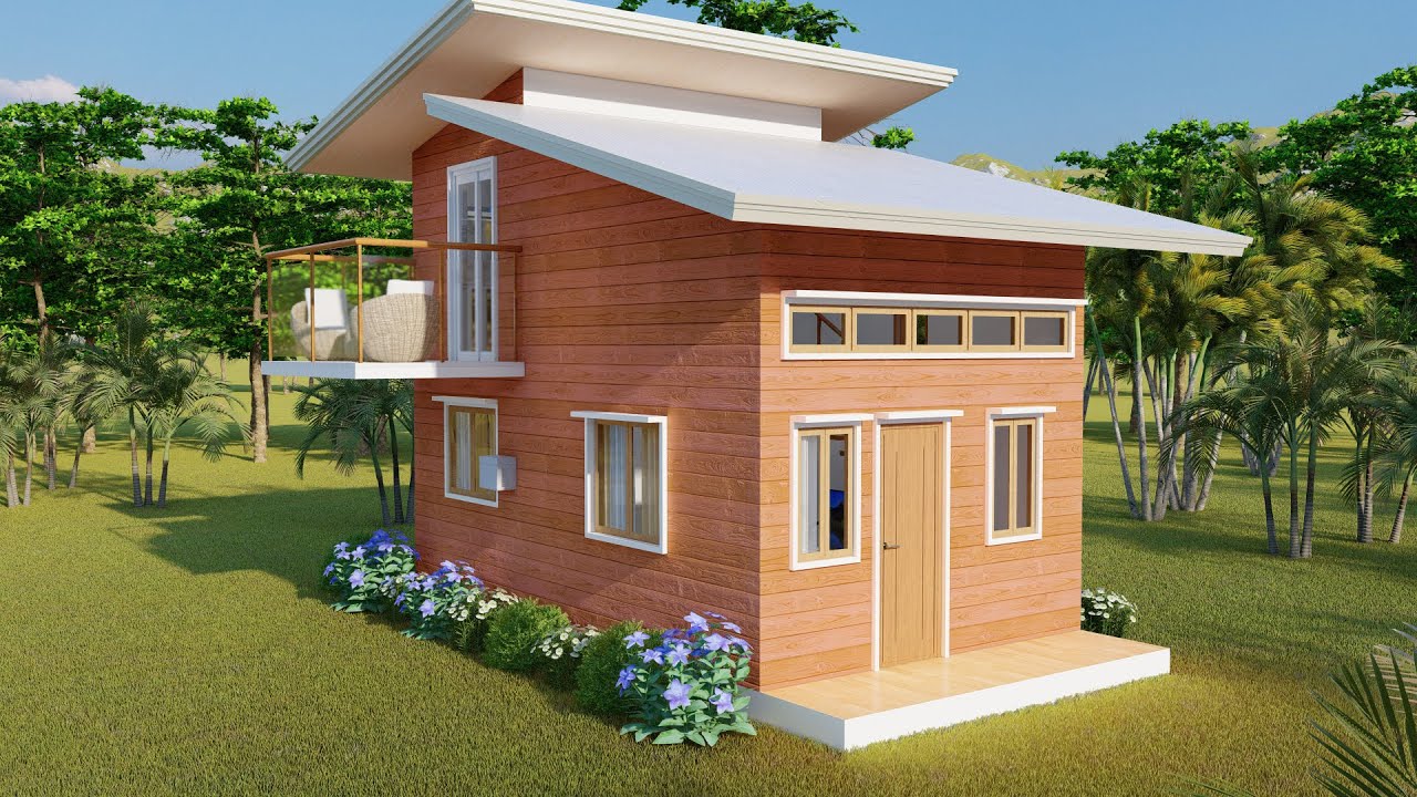 Unique & Beautiful Loft Type Tiny House Design Idea - YouTube