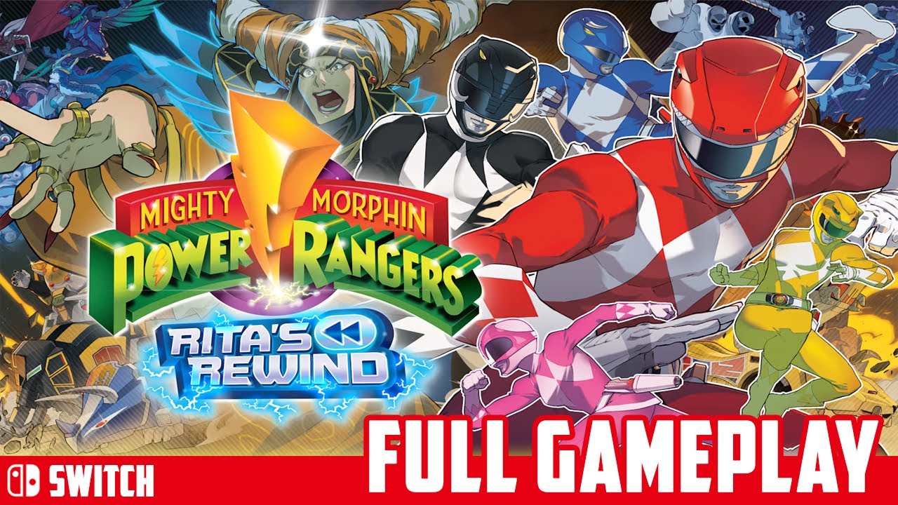 Mighty Morphin Power Rangers: Rita's Rewind Switch Full Gameplay ...