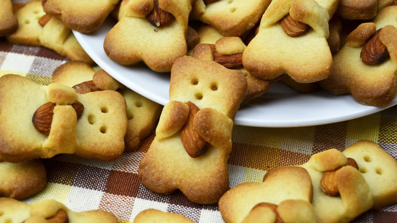 Galletas de Mantequilla Con Forma de Osito | Recetas de cocina - YouTube