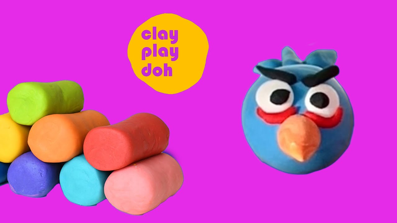 Angry Birds Clay play dol easy hand craft for every one #playdoh # ...