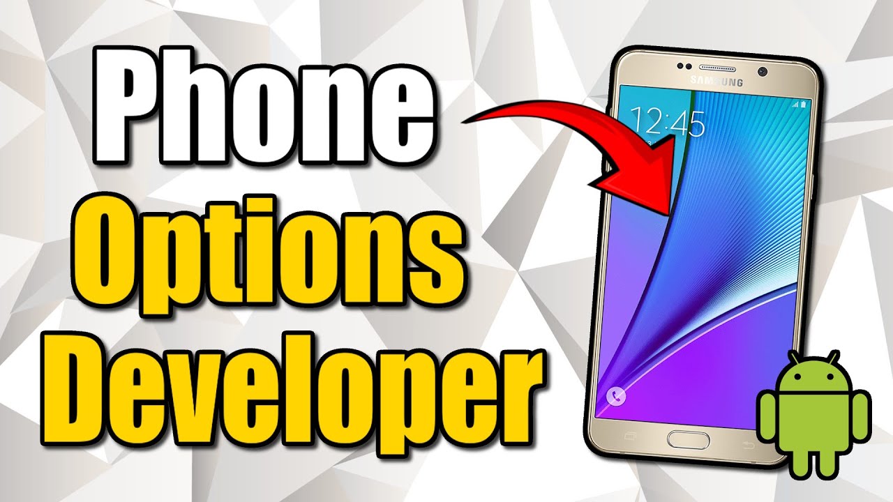 How to Turn ON or OFF Developer options on Samsung Phone (Android ...