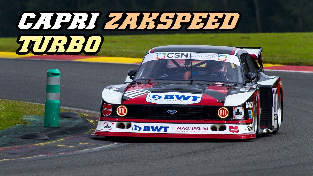 Ford Capri Zakspeed Turbo - racing at Spa-Francorchamps 2018 - YouTube