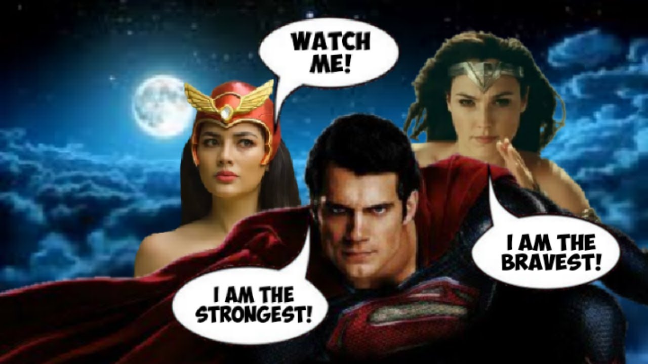 "DARNA VS WONDER WOMAN VS MAN OF STEEL" (Darna nyo pasaway!) HAHAHAHA ...