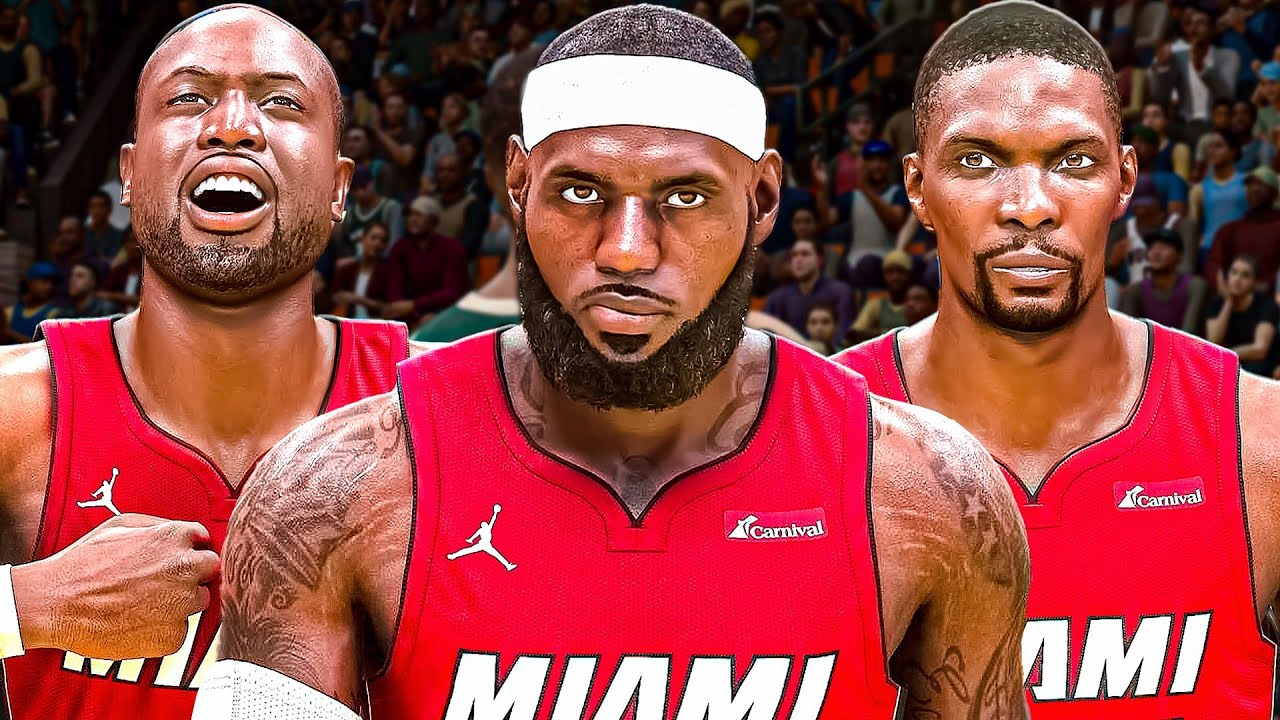 What If Miami's BIG 3 Stayed Together - YouTube