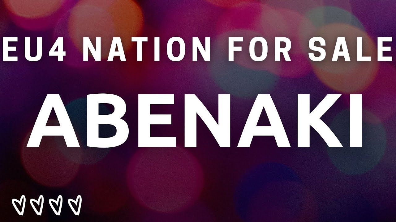 EU4 Nation For Sale ABENAKI - YouTube