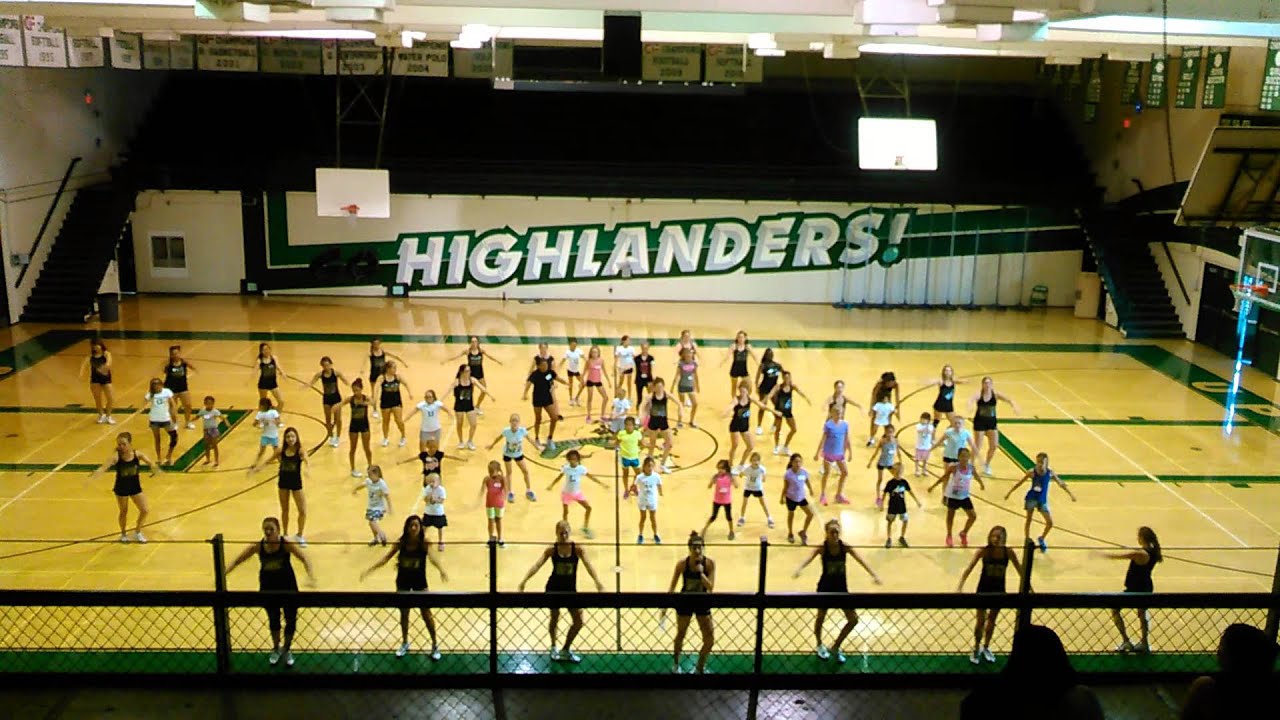 Yes, UHS... Mini Scots Cheer Camp 2014 - YouTube